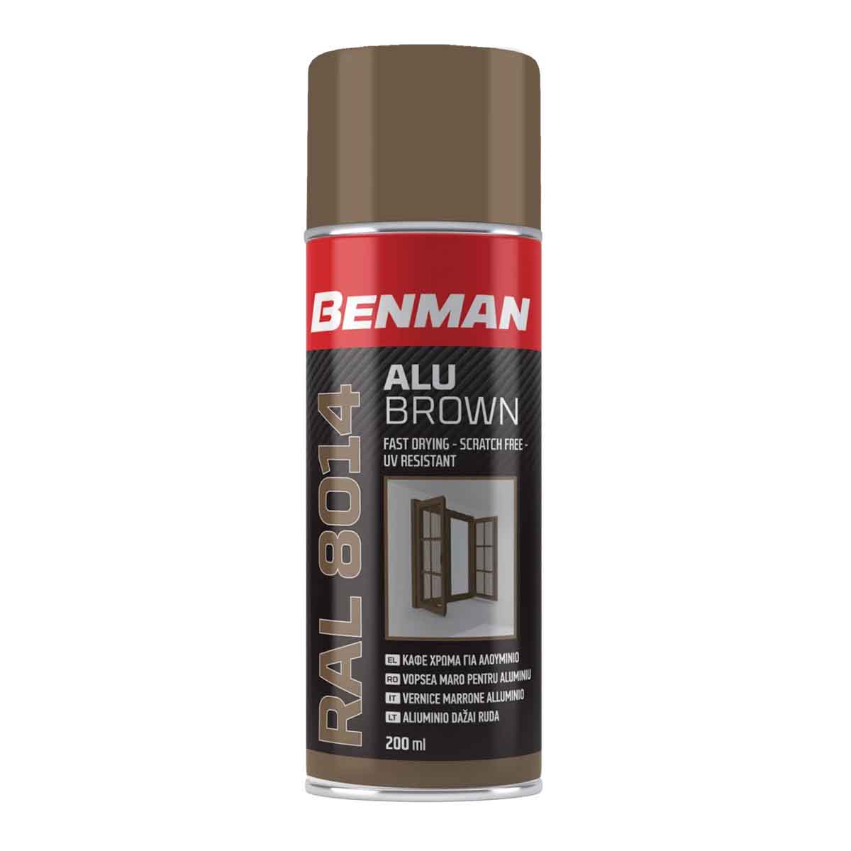 Benman Σπρέι για Αλουμίνιο 200ML (πρώην Morris) - Χρώματα Παπαδημητρίου
