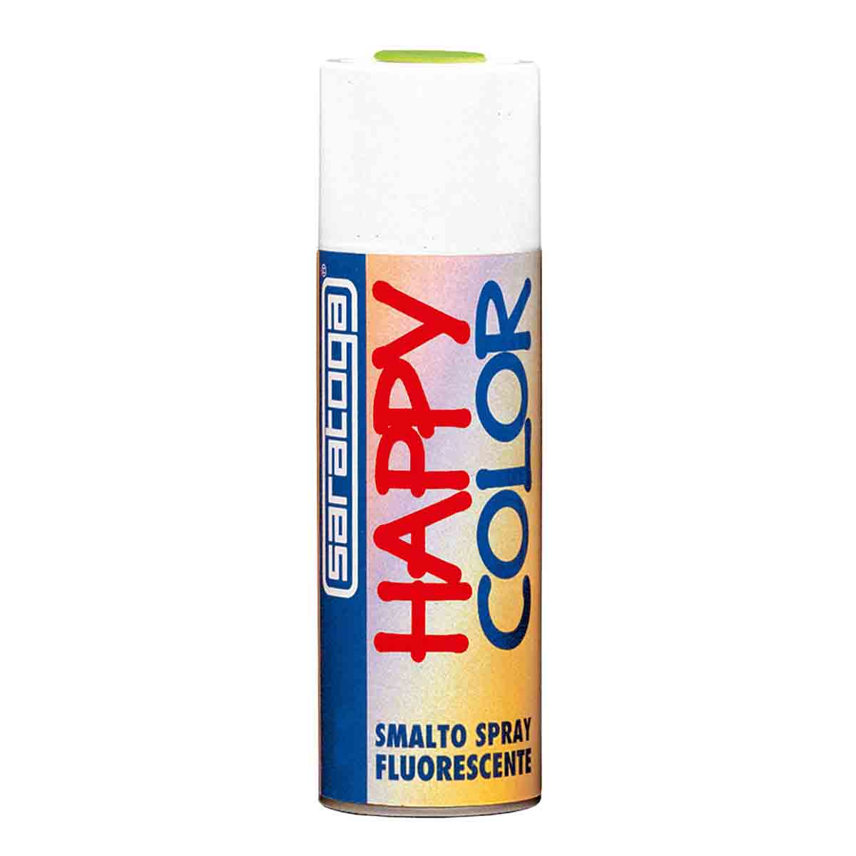 Saratoga Φωσφορούχα Σπρέι Βαφής Happy Color 400ml - Χρώματα Παπαδημητρίου