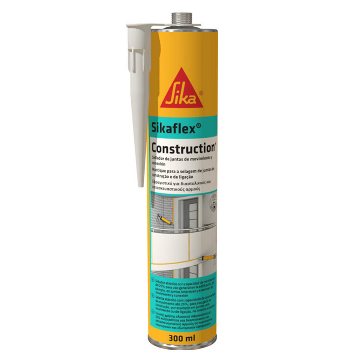 Sika Σφραγιστικό Sikaflex Construction για Προσόψεις, 300ml, Φύσιγγα ...